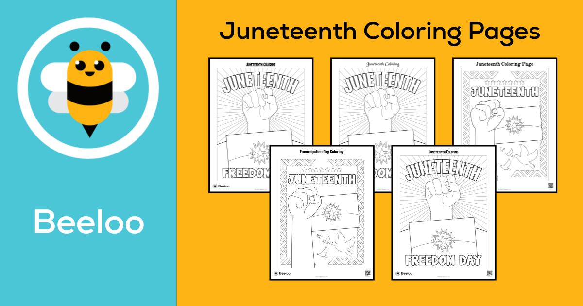 Juneteenth-themed Coloring Pages • Beeloo Printable Crafts and ...