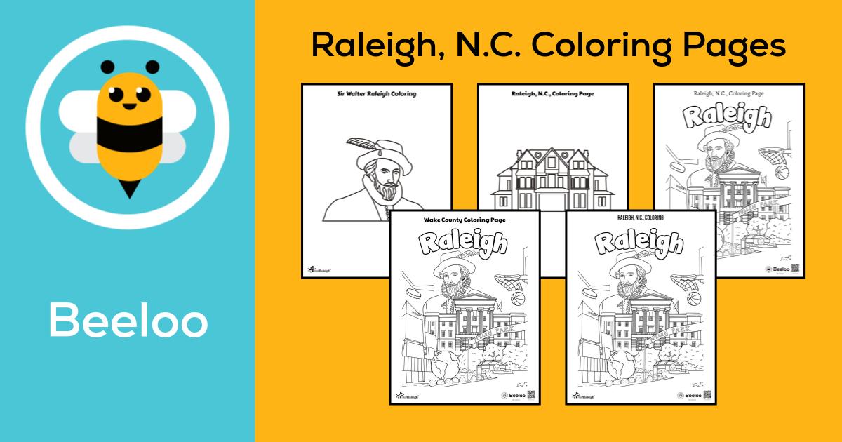 Raleigh, N.C.-themed Coloring Pages • Beeloo Printable Crafts and ...